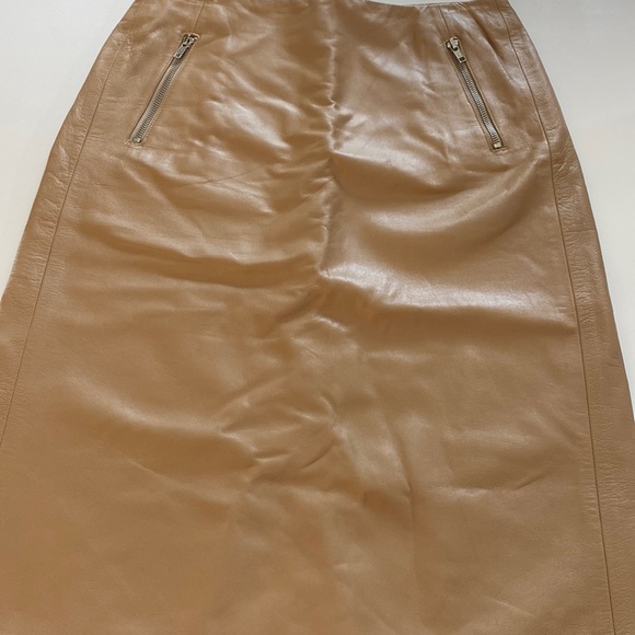 Michael Kors | Skirts | Michael Kors Leather Skirt | Poshmark